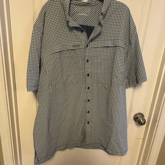 Gameguard | Shirts | Mens Gameguard Blue Checkered Shirt | Poshmark